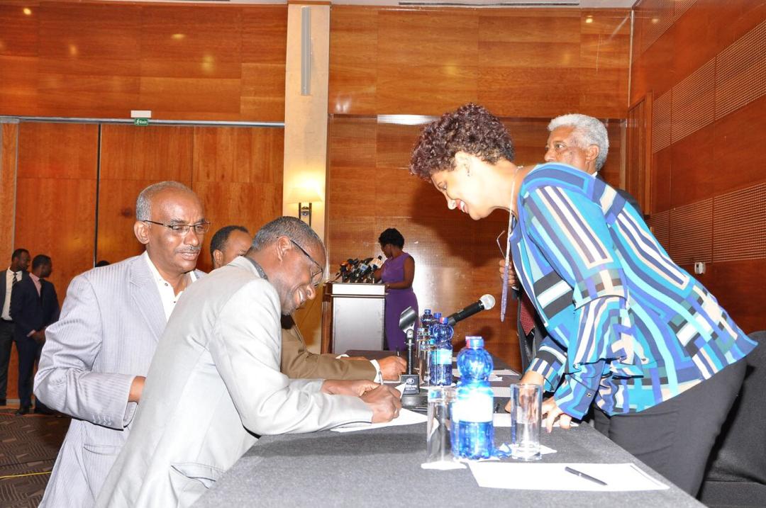 100+ Ethiopian parties join PM to sign new Code of Conduct - NIMD